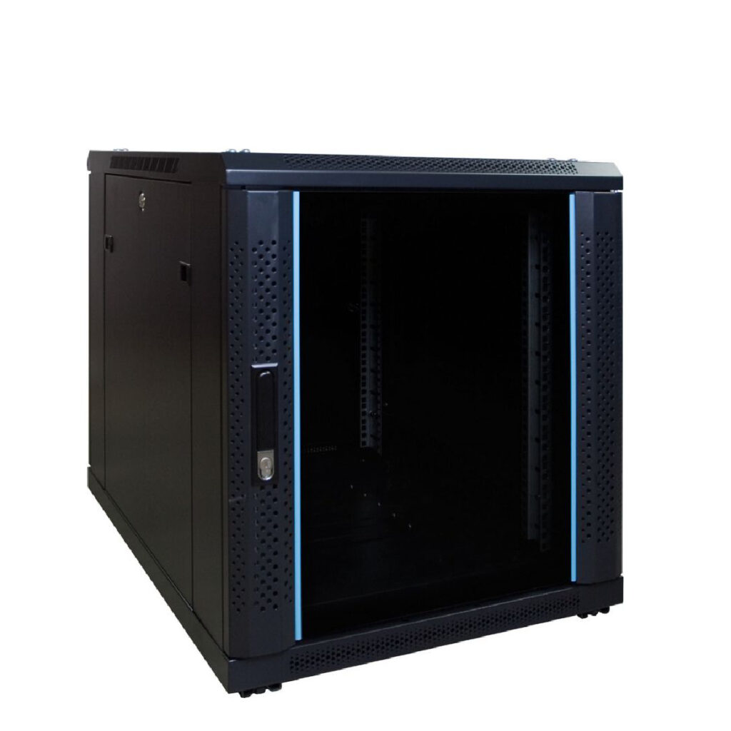 12U server rack with glass door - Wolast Technologies